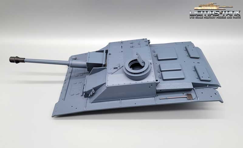 RC Tank Stug3 - spare part upper hull 6mm shoting function + infrared ...