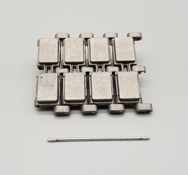 Original Heng Long spare part for leopard chain metal chain piece color ...