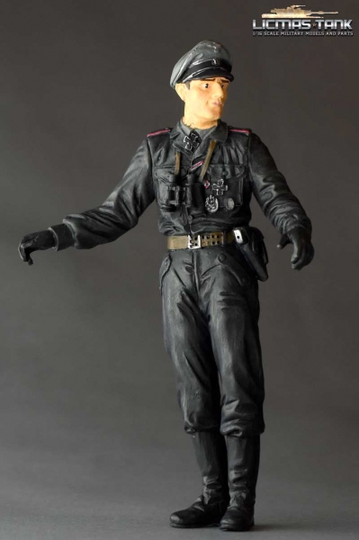 1/16 Figur Kommandant Deutsche Panzerbesatzung WW2 Normandie 1944
