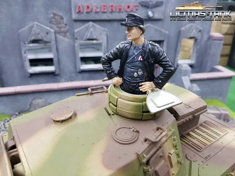 German Tank Crew Loader Normandy 1944 Half Body Figure painted