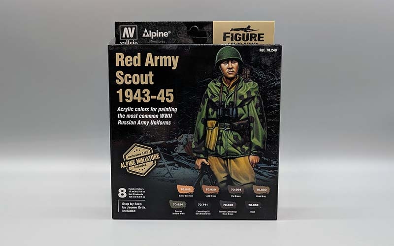Model Color: Red Army Scout 1943-45 with 8 Colors and 1 1/35 Alpine ...